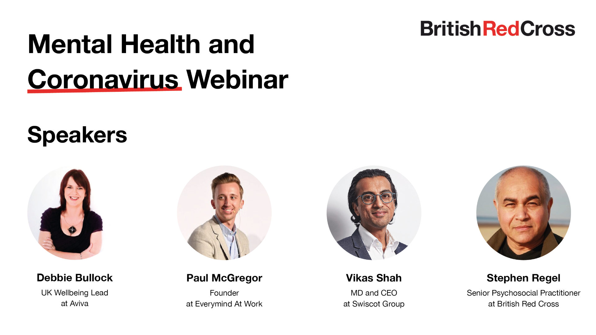 Mental health and coronavirus webinar